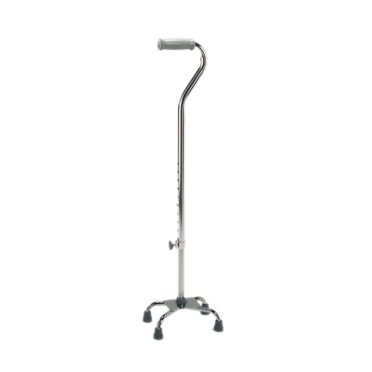 Curved handle adjustable aluminum cane, 6ea - Walmart.com