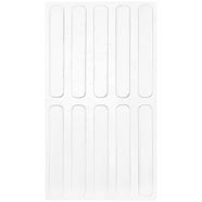 Wall Protector, 5 in., Smooth Surface, Rigid Vinyl, White, Self ...