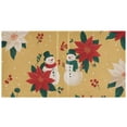 Christmas Cute Snowman with Poinsettia Round Ring Binder 3 Rings 1.5 ...