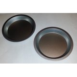 Two 9 inch Heavyweight Steel Pie Pans, Non-Stick, Even Heating for ...