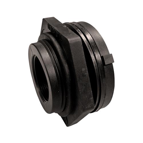 28697PB Pipe Fitting, Schedule 40 PVC Bulkhead Fitting, 1-1/2-In ...