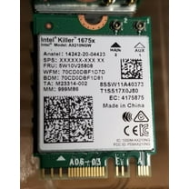 Intel BE1750x Killer Series Upgraded BE200 WiFi 7 Card | Gaming WiFi ...