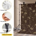 Brown Floral Backdrop for Photoshoot, Photography Photo Studio ...