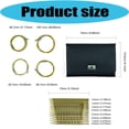 8Pair Stainless Steel Interchangeable Circular Knitting Needle Set with ...