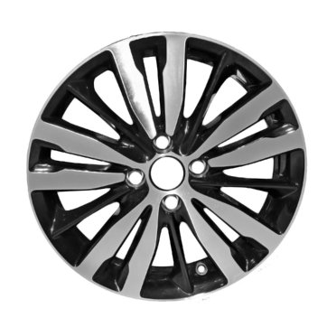 Remanufactured Machined Gloss Black With Smoked Liquid Clear Alloy ...