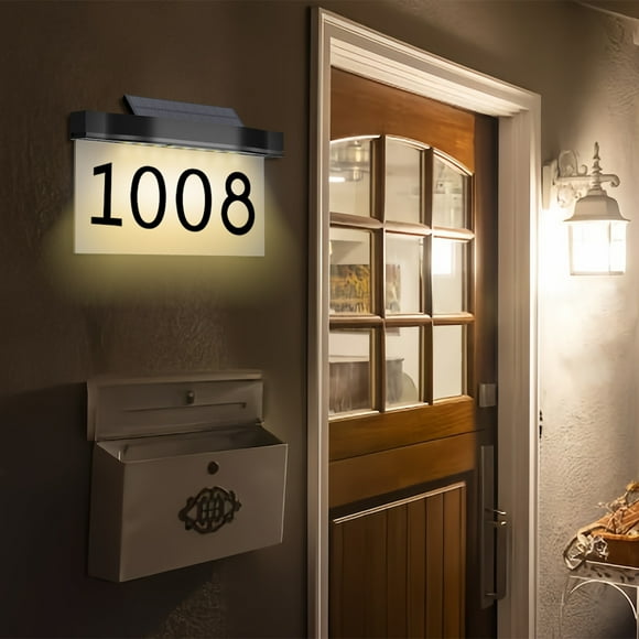 Solar Powered Address Signs