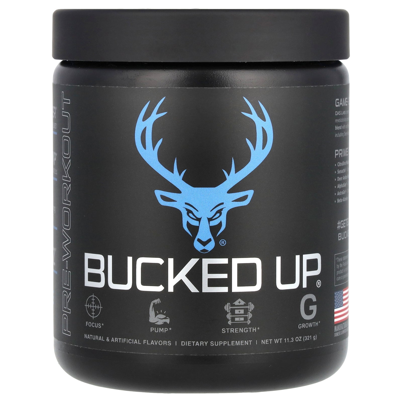Pre-Workout Bucked Up Blue Raz 321 g (11.3 oz) | Walmart en línea