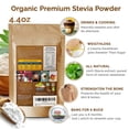 Enzo Organic Stevia Powder GGA1 125g (4.4oz / 3125-Servings) - Premium ...