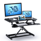 2-Pack Monitor Stand Riser with 3 Height Adjustable and Mesh Platform ...