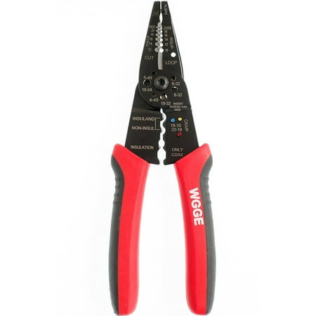 WGGE WG-015 Professional crimping tool/Multi-Tool Wire Stripper and ...