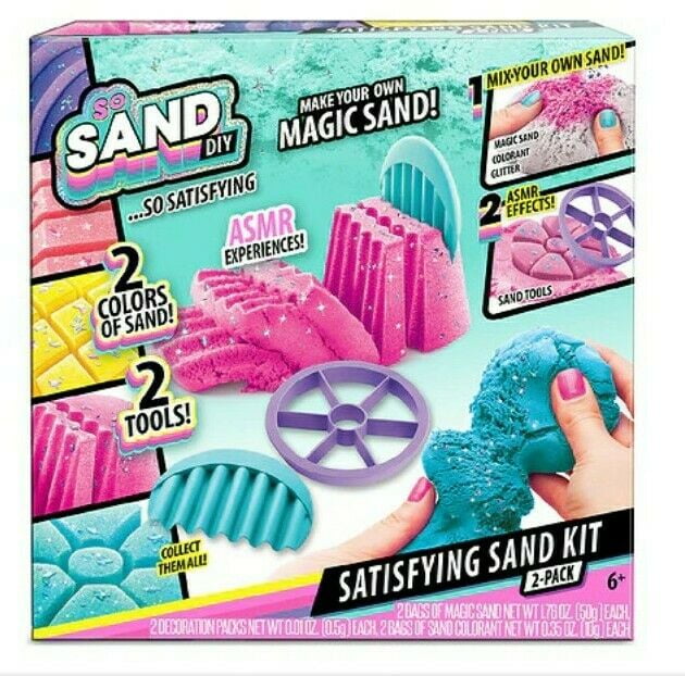 So Sand DIY - Satisfying Sand Kit - ASMR - Sensory Toys - Walmart.com