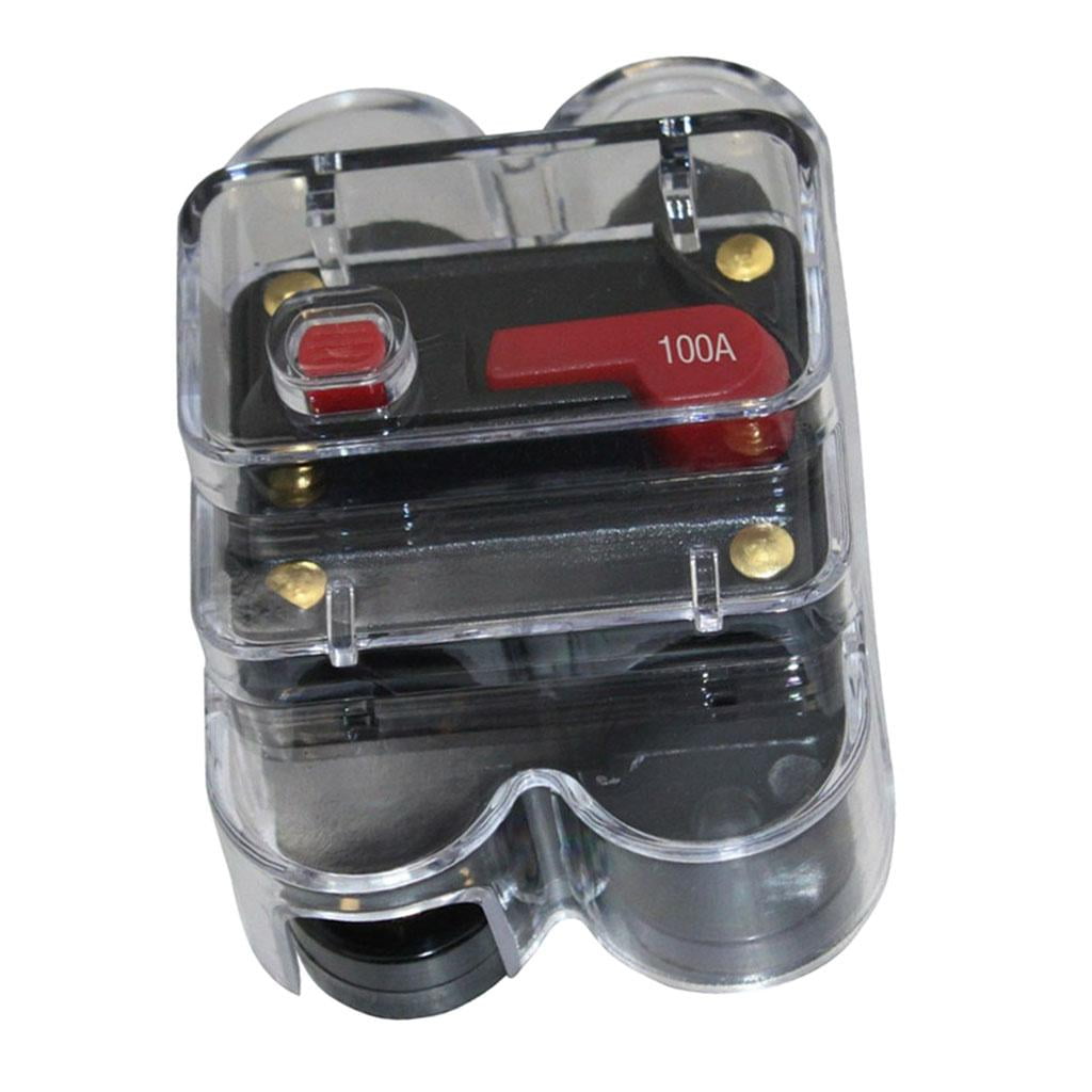Manual Reset Inline Breaker Terminal Block Marine Auto 100A - Walmart.com