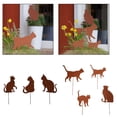 CaraMart Garden Decoration Outdoor Decoration Color Rusty Garden Flower ...