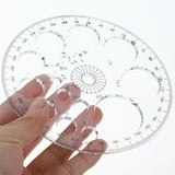 OUNONA 8 Pcs Office Circle Protractor Digital Angle Tool Machinist ...