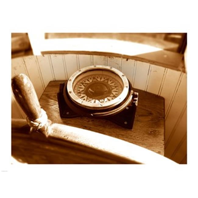 Pivot Publishing - A PPAPVP1246 Classic Nautical Compass -24 x 18 ...