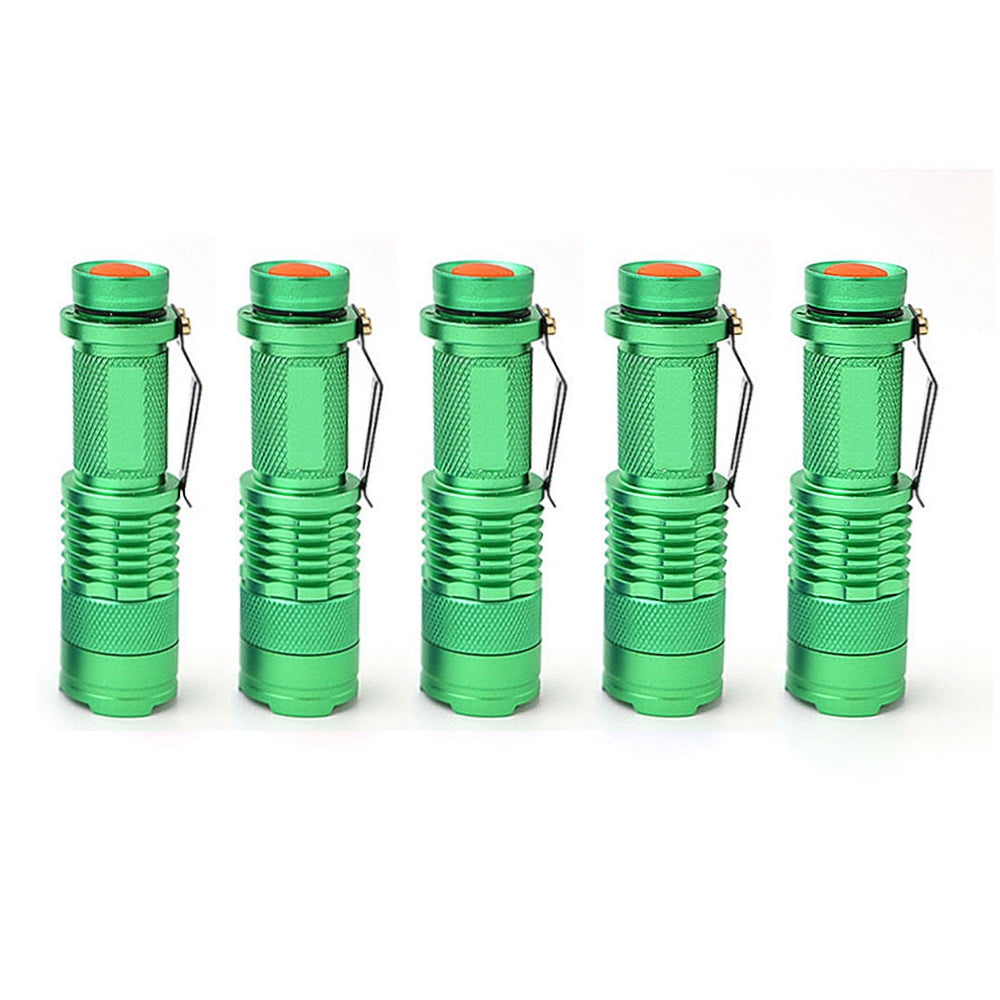 5pcs Mini Telescopic Zoom Rechargeable Flashlight - Walmart.com