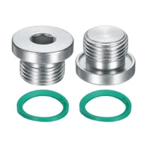 4 Pack SAE 1-1/16-12 UNF Inner Hex Head Pipe Fitting Plug, Universal ...
