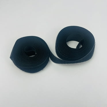 1-Inch Black Hook and Loop Fasteners 10 ft. Roll - Walmart.com