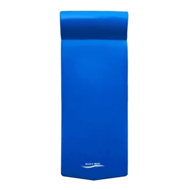Gymax Large 12' x 6' Swim Floating Water Pad Mat, 3-Layer Foam Island ...