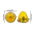 Agiufgs 1156 Bulb Side Marker Light, Watermelon Glass Lens Warning ...