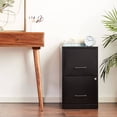 2-Drawer Locking File Cabinet | Steel Construction | Space-Saving ...