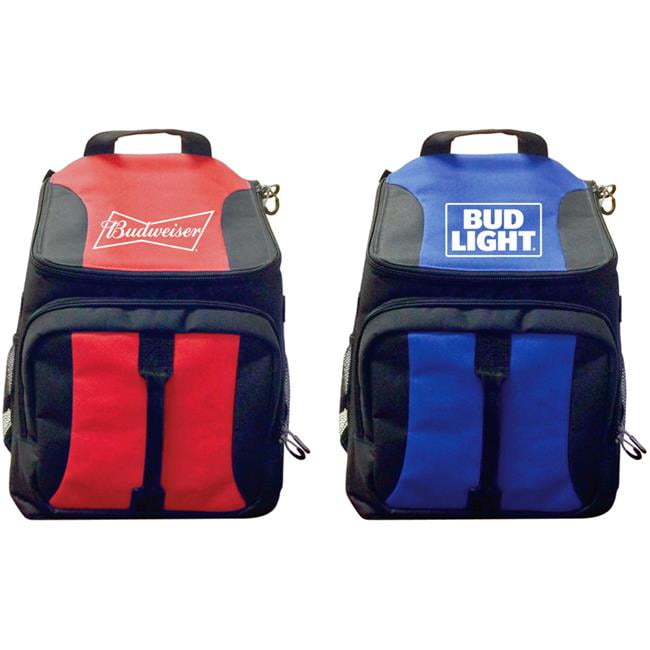 2129221 Budweiser/Bud Light 28 Can Backpack Coolers - Assorted Solid ...