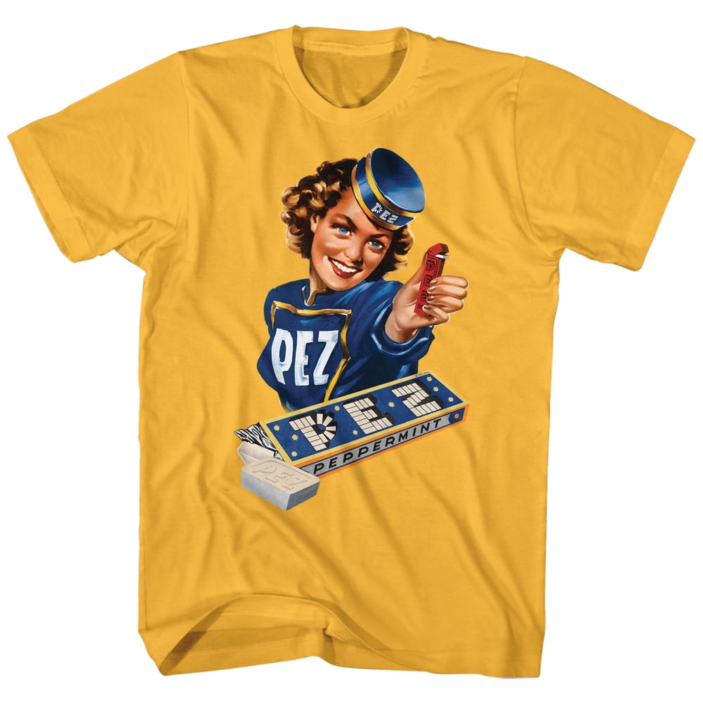 Pez Vintage Pez Girl Ginger Adult T-Shirt - Walmart.com