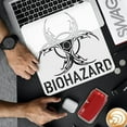 DIY Biohazard Symbol Painting Stencil 11.8x11.8inch Reusable Symbol ...