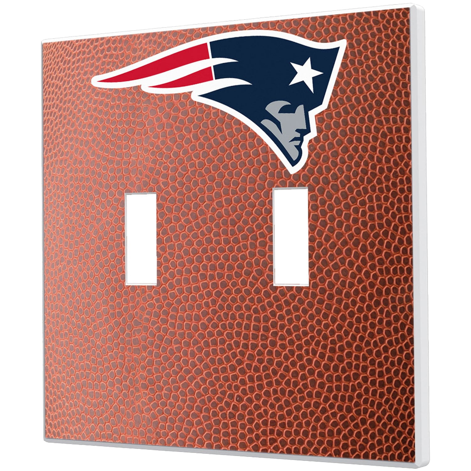 New England Patriots Football Design Double Toggle Light Switch Plate ...