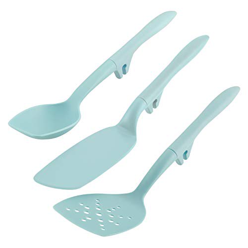 Rachael Ray Tools and Gadgets Spoon, Slotted and Solid Turners Set ...