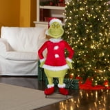 Dr. Seuss' The Grinch, 4ft Life Size Animated Dancing Grinch Christmas ...