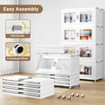1200Qt Extra Large Stackable Storage Bins with Lid, 300Gal Collapsible ...