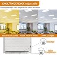 2x2FT LED Flat Panel Light, Selectable CCT(3000/4000/5000K) Recessed ...