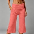 Bainana Women'S Loose Fit Wide Leg Yoga Pants Solid Color Elastic Waist ...