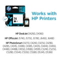 HP 74 Ink Cartridge, Black (CB335WN) - Walmart.com