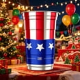 250th Anniversary Aluminum Cups 20PCS, Reusable Patriotic Drinkware ...