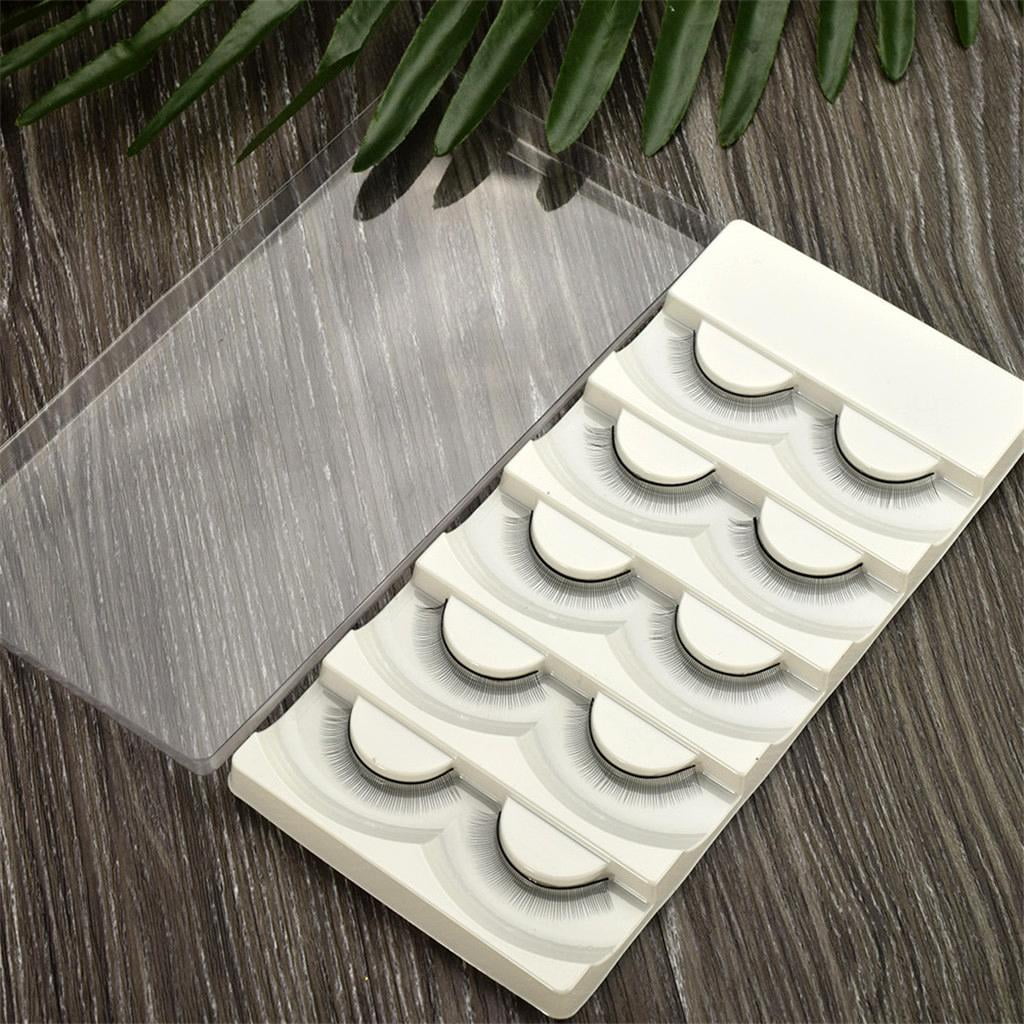 5 Pairs False Eyelashes Lady Thick Long Voluminous es Extension Makeup ...