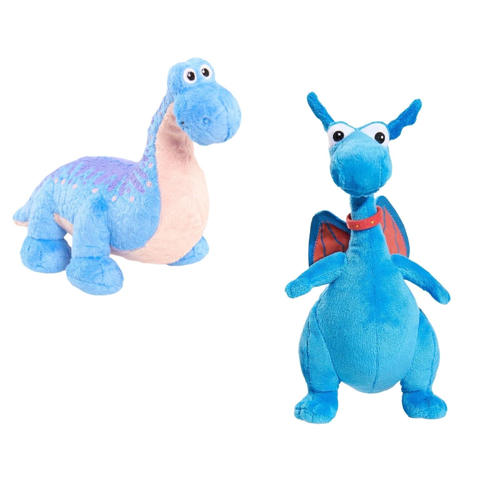 Stuffy Dragon & Bronty Dinosaur 8” Set Beanbag Plush NEW Stuffed Animal ...