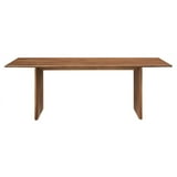 86 Inch Dining Table, Walnut, Wood, Kitchen Cafe Bistro Hospitality ...