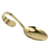 WEUVEB Cocktail Parties Tableware Spoon Stainless Steel Golden 1Pack ...
