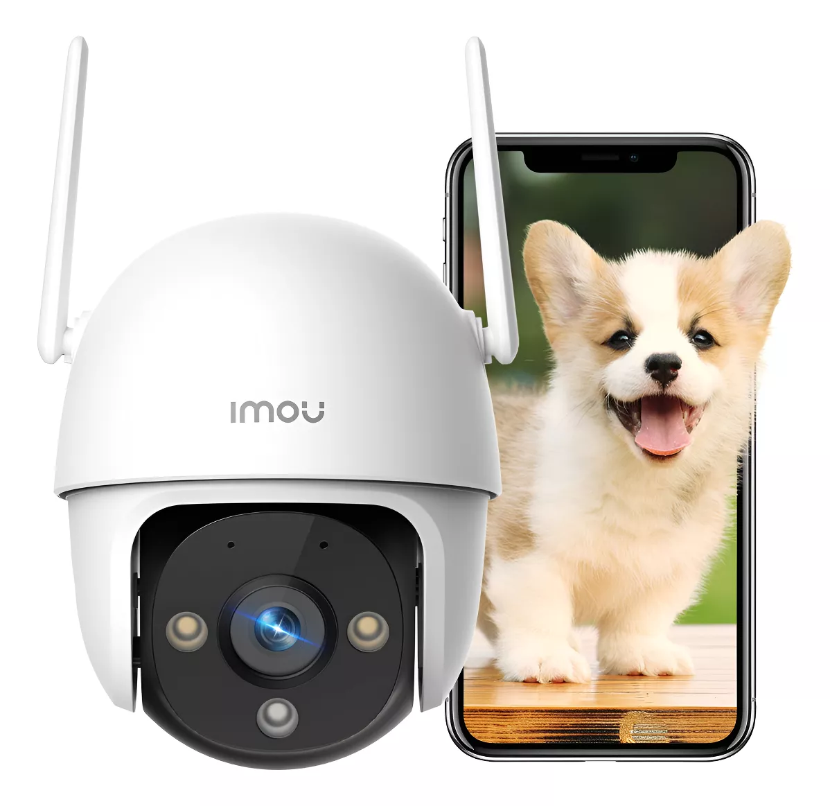 Cámara Seguridad Exterior Imou Dk7 IPC-DK7N-2H1WE 2mp Color Wifi Detección Color Blanco ...