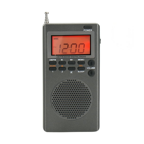AM FM Portable Radio Digital Radio Built-in Speaker Great Reception ...
