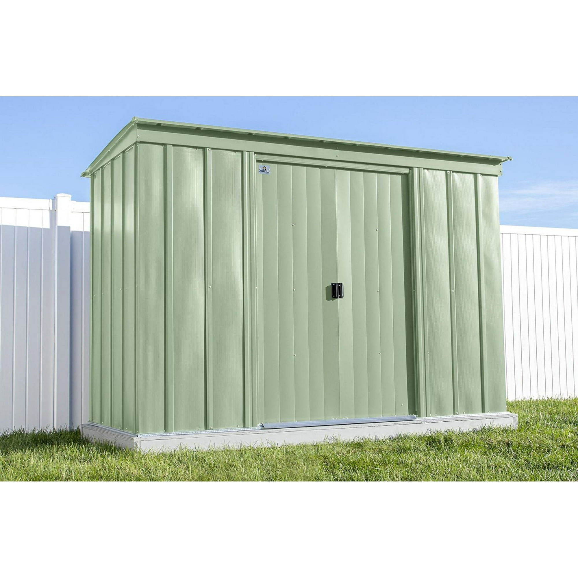 Click here for Arrow 10 X 4 X 6 Ft Green Shed 10 Ft prices
