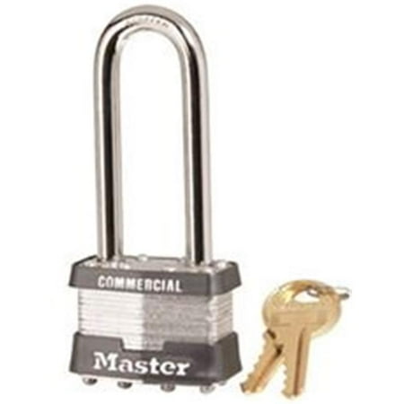 Master Lock 1KALJ 2126 2.5 in. No. 1 Steel Laminated Padlock Shackle ...