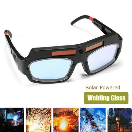 Solar Powered Safety Goggles Auto Darkening Welding Eyewear Eyes ...