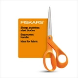 Fiskars 8 Inch Original Orange Handled Scissors for Adults, Precise ...