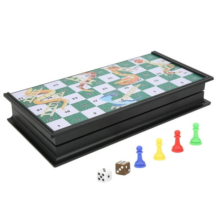 TOPINCN Snake Ladder Chess Game, Easy To Carry Collapsible Durable ...