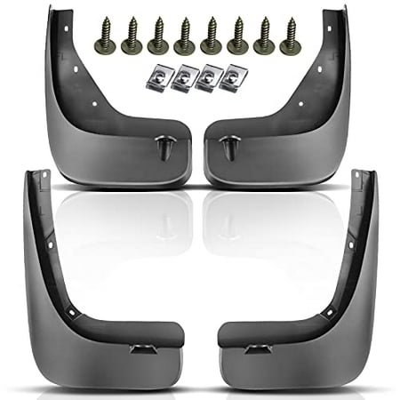 Set of 4 Front and Rear Splash Guard Mud Flaps Replacement for Infiniti ...