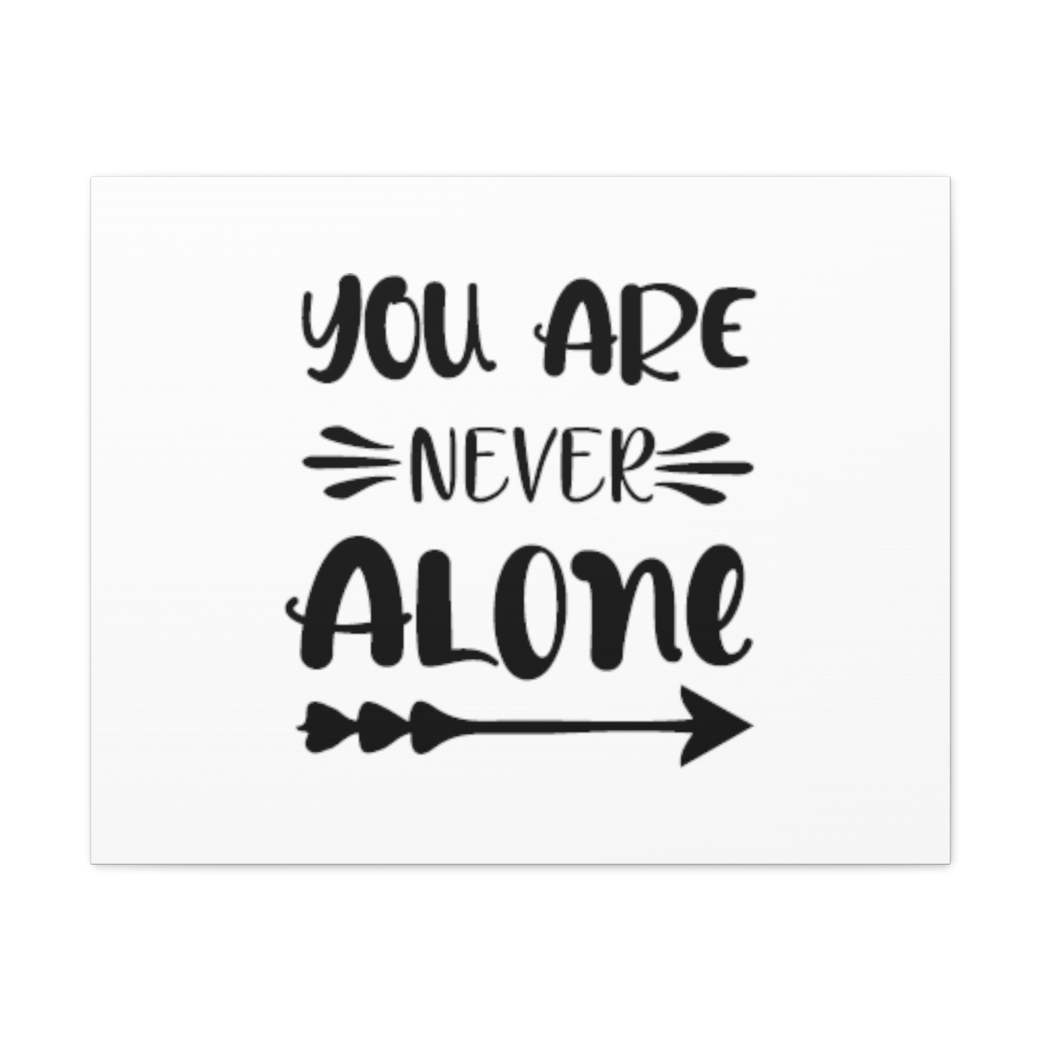 Scripture Walls You Are Never Alone Joshua 1:5 Christian Wall Art Bible ...