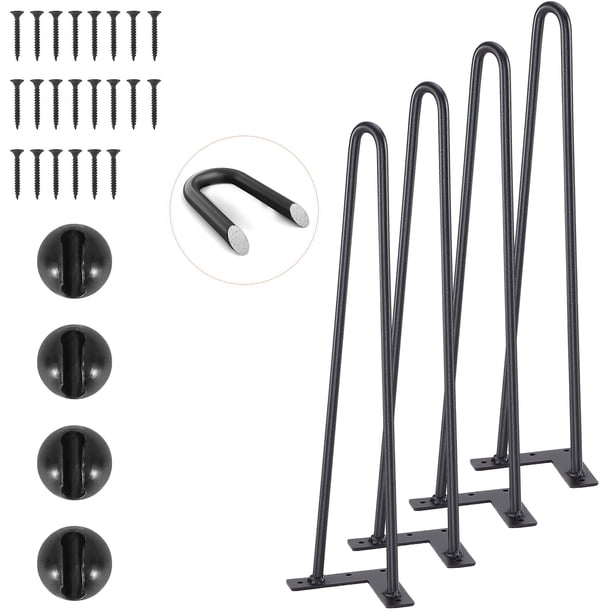 Patas para muebles VEVOR 19 en forma de horquilla de metal, 500 libras ...